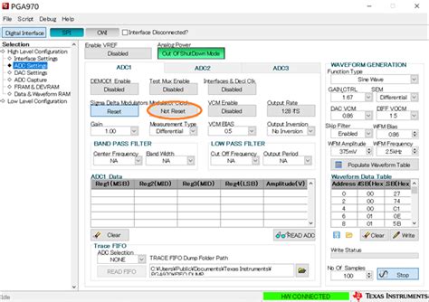 pga970 waveform generation sensors forum sensors ti e2e support