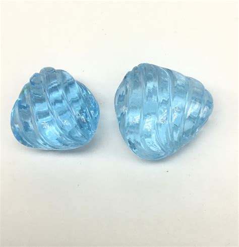 Sale Sky Blue Topaz Carving Tumble Pieces Gemstone Eb Etsy