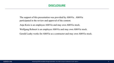 Advancing Sdtm Annotation Through Automation Anja Kreis Abbviepptx