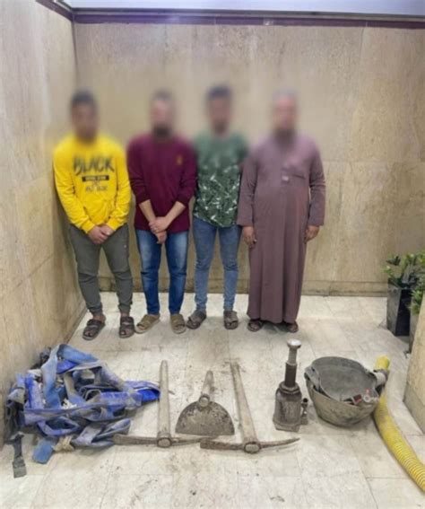 القبض على 4 متهمين بالتنقيب عن الآثار في حلوان قناة صدى البلد