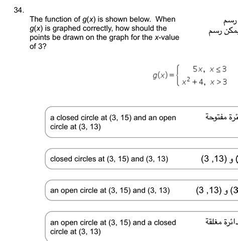 solved the function of g x ﻿is shown below when g x ﻿is