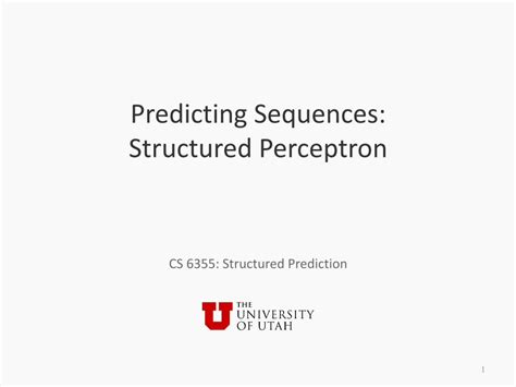 PDF Predicting Sequences Structured Perceptron Svivek Notes On Structured Perceptron