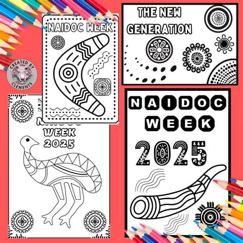 Naidoc Week 2025 Colouring Pages Aboriginal Culture All Grades