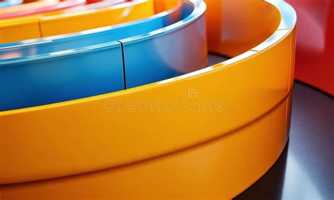 Abstract Colorful Concentric Rings Stock Footage Video Of Vivid