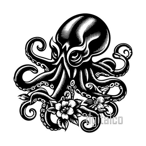 Octopus Tattoo Symbol Of Strength And Artistry In Old School Design