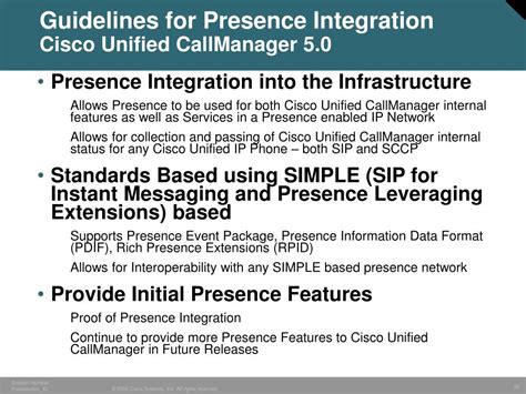 PPT SIP Tutorial Cisco SIP Product Integration PowerPoint Presentation ID