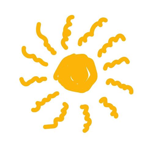 Cute Sun Doodle Illustration 25748687 Vector Art At Vecteezy