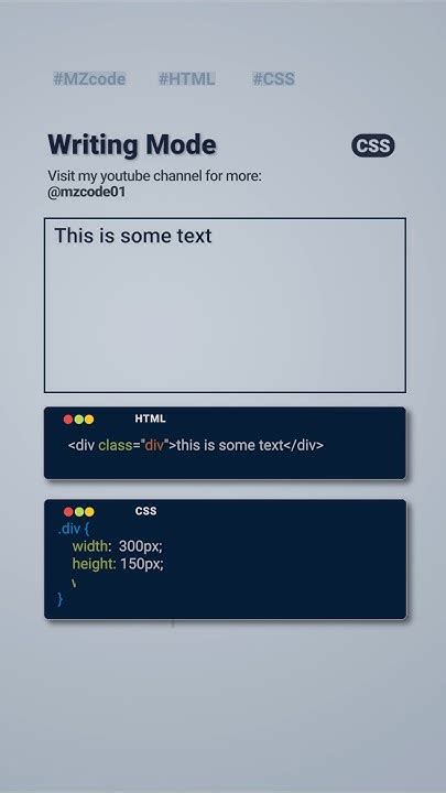 Css Tips And Tricks Writing Mode ️ Css Coding Shorts Webdesign