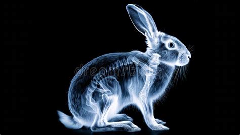 Luminescent Anatomy A Radiant Rabbits Skeleton Revealed X Ray Scan Of