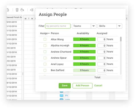 Collaborative Gantt Chart