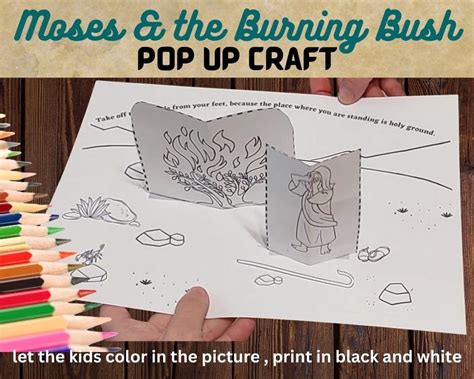 Moses Burning Bush Craft
