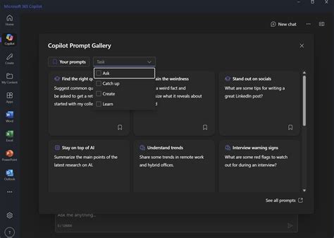 Microsoft 365 App Gets Copilot Tab With Prompt Gallery For Windows 11