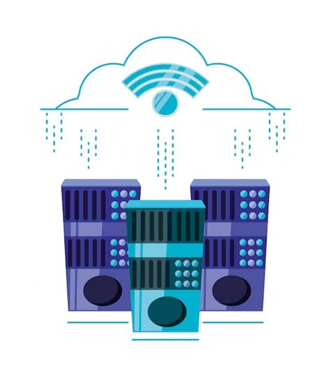 Premium Vector Cloud Computing With Wifi Connection
