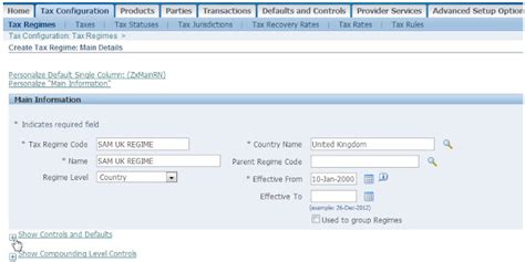 Setup For Ebtax On Payables Invoice In R12 Oracle Techno And Functional