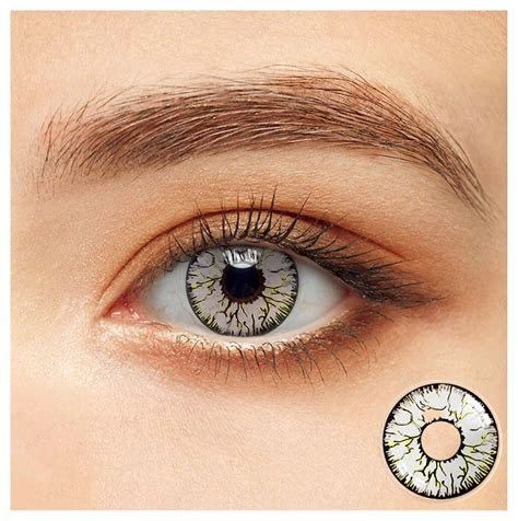 White Crack Halloween Cosplay Contacts Halloween Contact Lenses