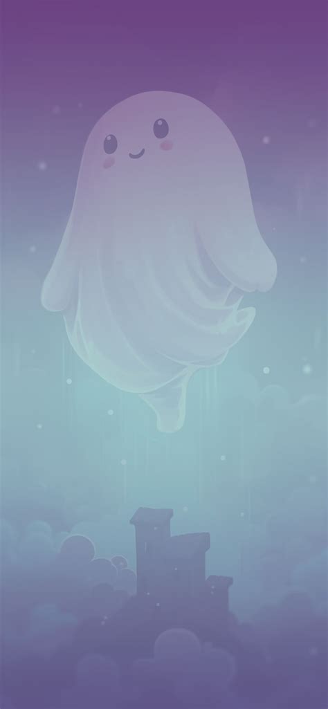 Friendly Ghost Cute Wallpapers Free Halloween Wallpapers Hd