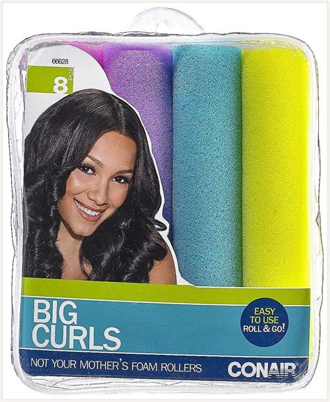 Conair Foam Rollers Jumbo Shirley Temple Foam Rollers Hair Hair Care Big Curls Curls Hair