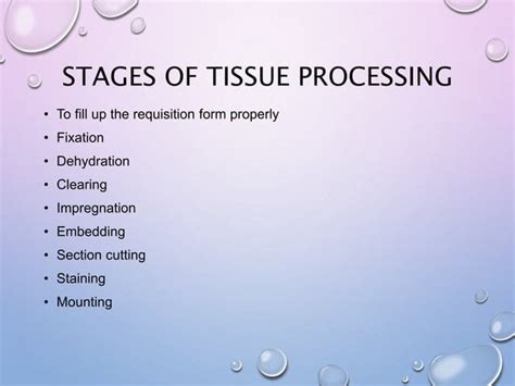 Tissue Processingpptx Chemistry Science