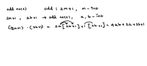 SOLVED Prove That The Product Of Odd Natural Numbers Is Odd