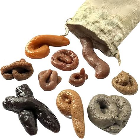 Aebor 10 Pieces Fake Poo Realistic Fake Turd Prank Floating