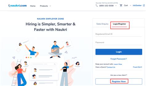 Naukri Resdex Price Registration Process For Employers