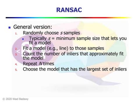 Computer Vision Ransac Pptx Technology And Computing