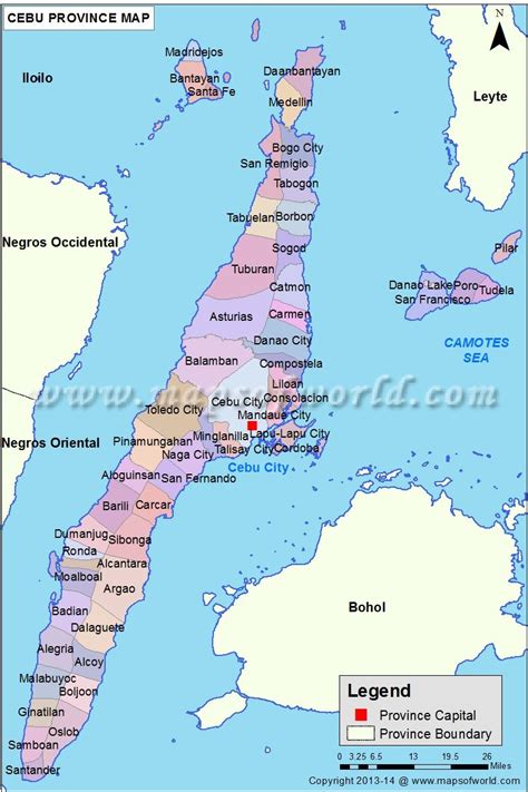 Cebu Map Artofit