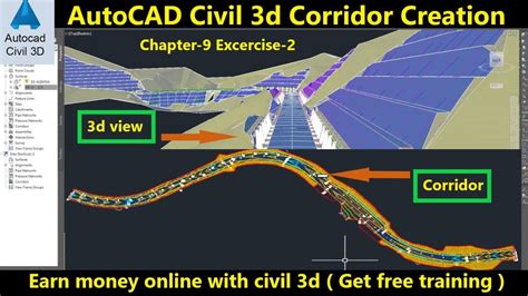 How To Create Corridor In Autocad Civil 3d Civil 3d Corridor Creation