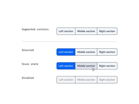 UI Library Segmented Controls By Spruzzo Labs On Dribbble