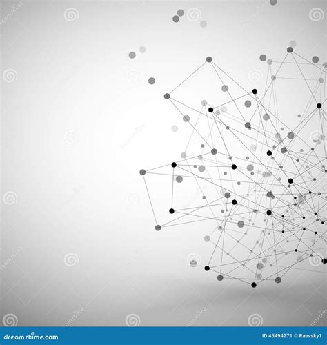 Molecule Structure Gray Background Illustration Stock Image Image Of Hexagon Abstract 45494271