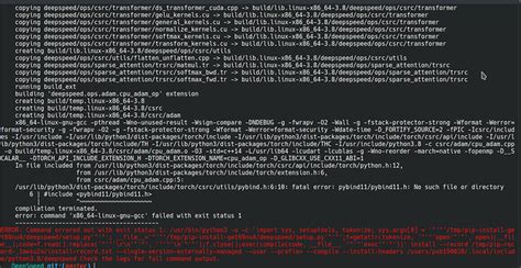 Issues With Building Extensions In Deepspeed Deepspeed Hugging Face