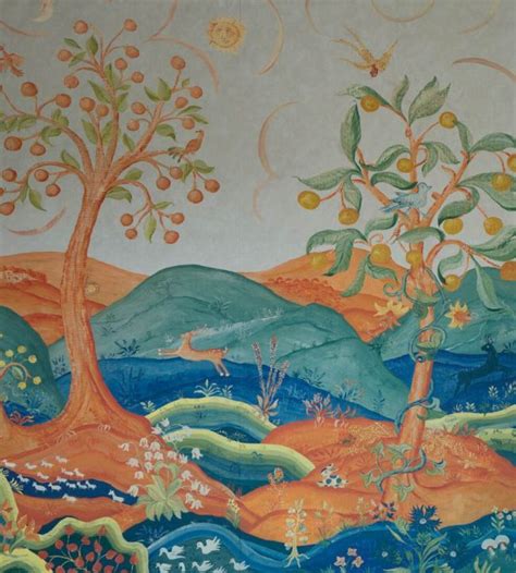 Rufus Wallpaper Mural In Mist By Andrew Martin Jane Clayton