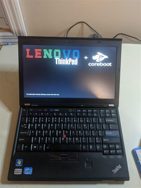 Tuesday Project Flashing Coreboot On An X220 Thinkpad