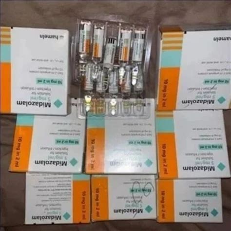 Midazolam Injection 5 Mg Ml At ₹ 5000 Vial Midazolam Injection In Mumbai Id 2855741684148
