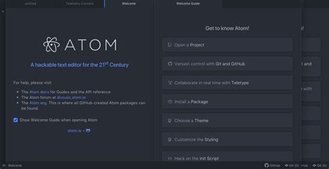 Atom Setup Instructions