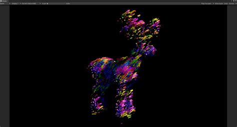 unity vfx graph：sdf model particle deformation by eric wang unity vfx