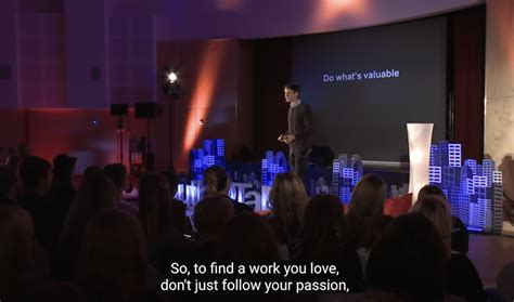 Video To Find Work You Love Dont Follow Your Passion Benjamin Todd