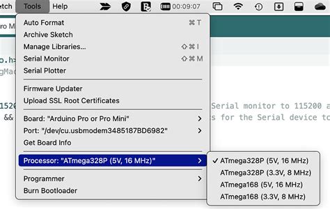 Pro Mini V Trouble Interfacing W Software On The Computer Arduino Forum