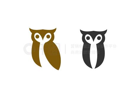 标志免抠元素 猫头鹰标志 鸟标志设计 矢量图标 猫头鹰标志 鸟标志设计 矢量图标图片免费下载 5043342624 千图网Pro