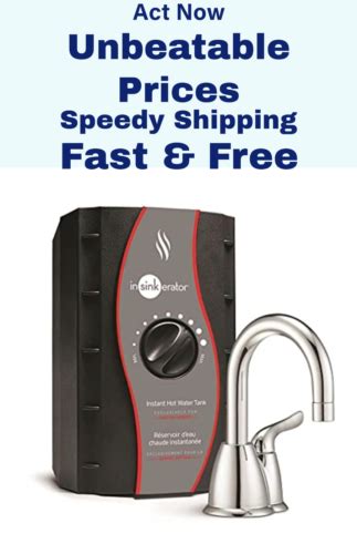 Insinkerator Instant Hot Water Dispenser Faucet Plus Tank Chrome H