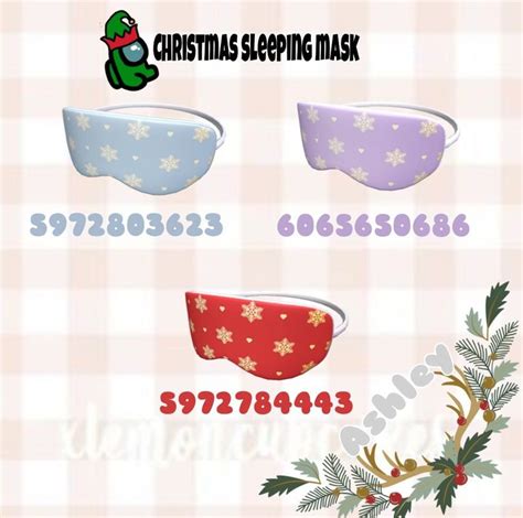 Christmas Sleeping Masks Mine Gambar