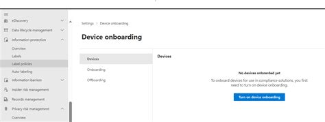 What Are The Use Cases Of Turn On Device Onboarding In Compliance