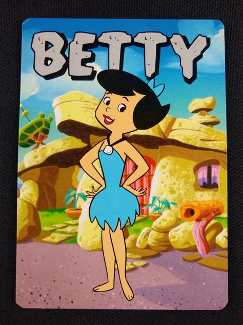 The Flintstones Cardz 1993 096 Betty Rubble Cyborg One