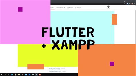 Flutter And Xampp Youtube