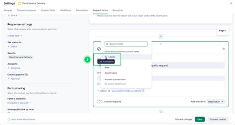 Link To Database Fields In Request Forms Wrike Help Center