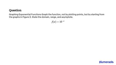 Solved Graphing Exponential Functions Graph The Function Not By Plotting Points But By