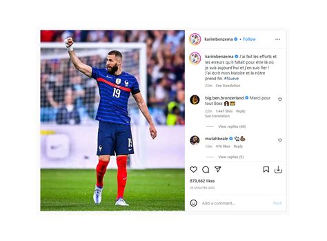 Karim Benzema Anunci Su Retiro De La Selecci N De Francia Tras No Jugar El Mundial De Qatar Por