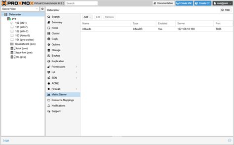 Monitoring Proxmox With Influxdb Grafana Sys Opsid Herdiana3389