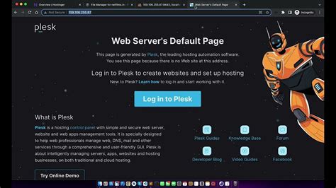 Admin Panel Setup Pn Server Using Plesk Panel Youtube