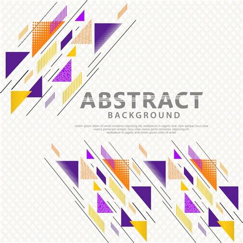 Premium Vector Futuristic And Dynamic Colorful Triangle Lines Modern Pattern Background